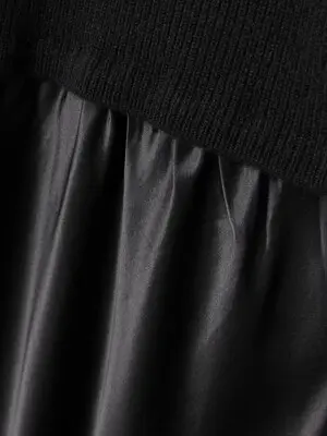 Christopher Esber Ribbed Cashmere And Silk-satin Maxi Dress