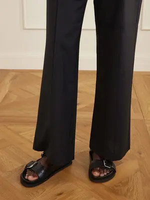 A.emery Leon Leather Sandals - Black