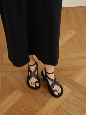 A.emery Lulu Leather Block Heel Sandals