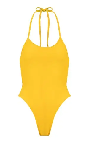 Ay Que Calor Martina One-piece Swimsuit - Yellow