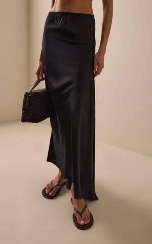 ALL THREE Alex Silk Maxi Skirt