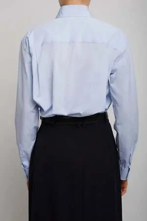 THE ROW Gavina Light Cotton Shirt - Blue
