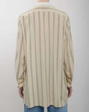 THE ROW Falco Striped Silk-twill Shirt