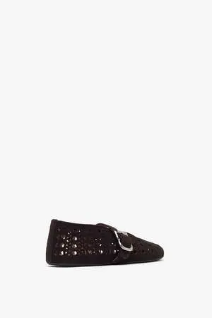 Alaïa Vienne Suede Ballet Flats