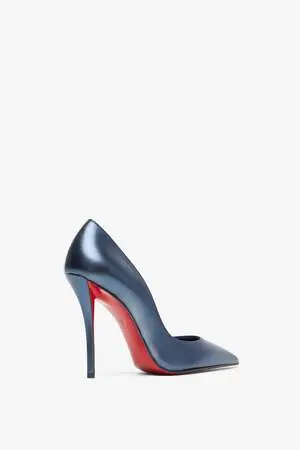 CHRISTIAN LOUBOUTIN Miss Z 100 Leather Pumps - Blue