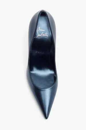 CHRISTIAN LOUBOUTIN Miss Z 100 Leather Pumps - Blue