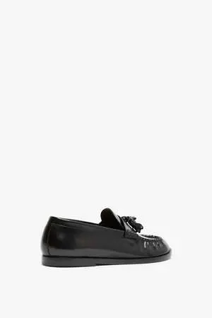 THE ROW Polished Leather Loafer