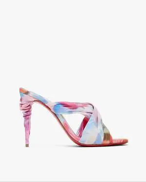 CHRISTIAN LOUBOUTIN Affabula 100 Flower Mules