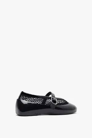 Alaïa Rubber Ballet Flats - Black