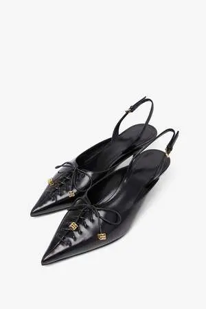 Givenchy Leather Slingbacks