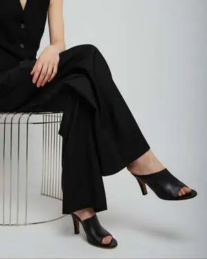 THE ROW Signum Mules - Black