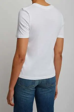 Chloé Logo Cotton T-shirt - White