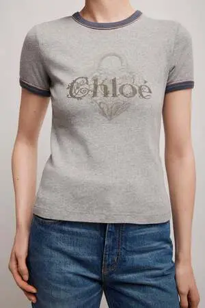 Chloé Crew-neck Baby Fit T-shirt