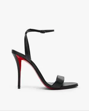 CHRISTIAN LOUBOUTIN Miss Z 100 Leather Sandals - Black