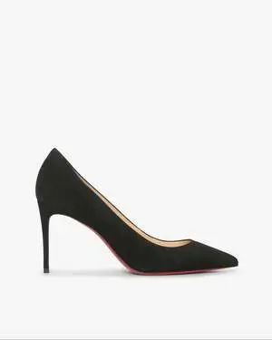 CHRISTIAN LOUBOUTIN Kate 85 Suede Pumps - Black