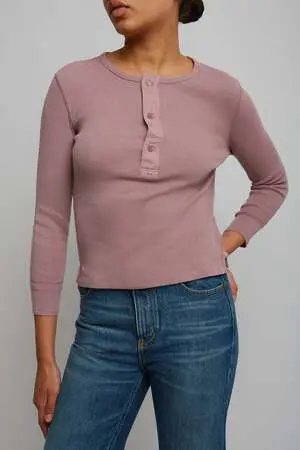 Chloé Henley Top - Black