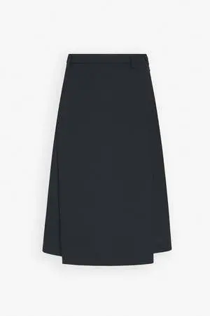 THE ROW Azarion Silk Twill Skirt