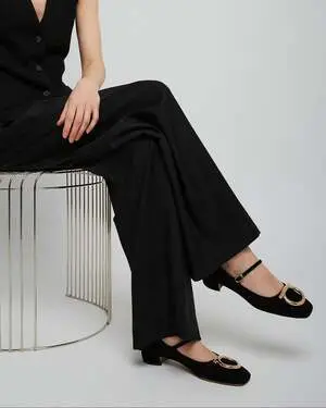 FERRAGAMO Marry 2 Suede Pumps