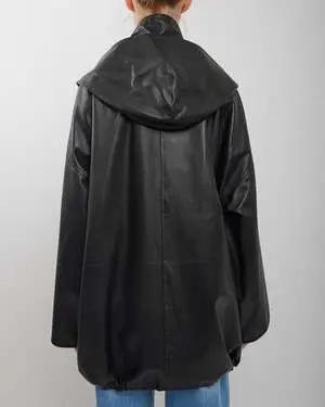 THE ROW Cassandre Leather Coat