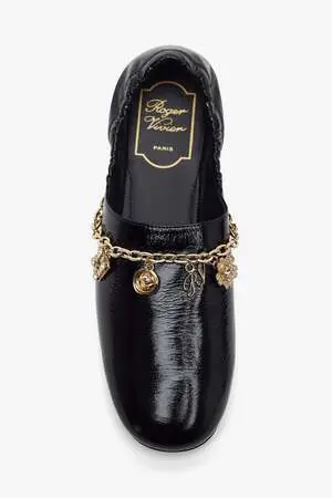 ROGER VIVIER Roundytoe Slipper With Charm Detail