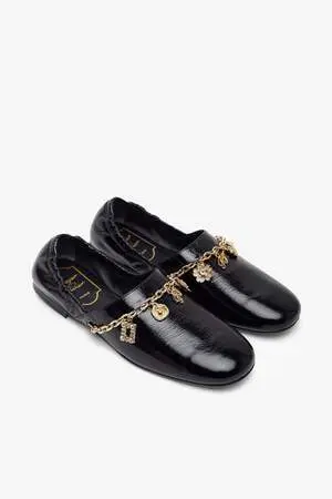 ROGER VIVIER Roundytoe Slipper With Charm Detail