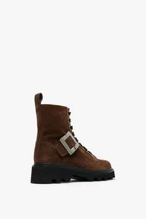 ROGER VIVIER Viv Rangers Lace-up Boots