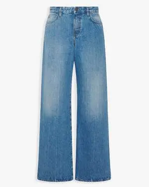 The Row Contrast Stitching Jeans For Women