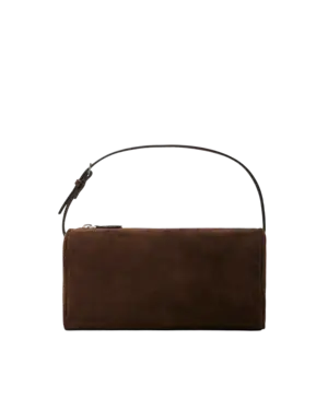THE ROW 90's Suede Bag - Brown