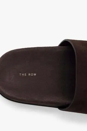 THE ROW Hugh Slides - Brown