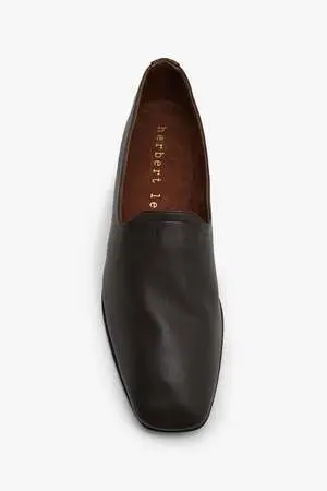 HERBERT LEVINE Soft Touch 30 Leather Loafers - Brown
