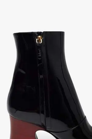Chloé Janis Patent Ankle Boots