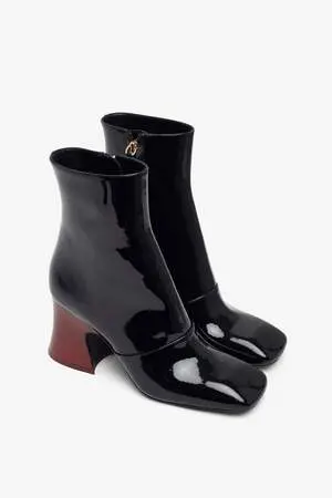 Chloé Janis Patent Ankle Boots