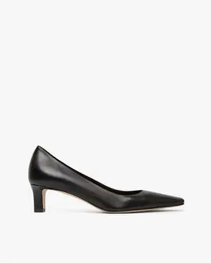 THE ROW Carla 45 Leather Pumps - Black