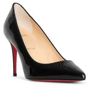 CHRISTIAN LOUBOUTIN Kate 85 Patent Pumps - Black