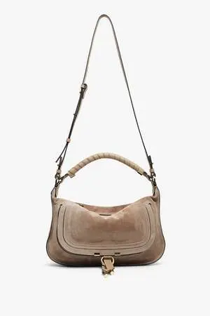 Chloé Marcie Small Shoulder Bag - Beige