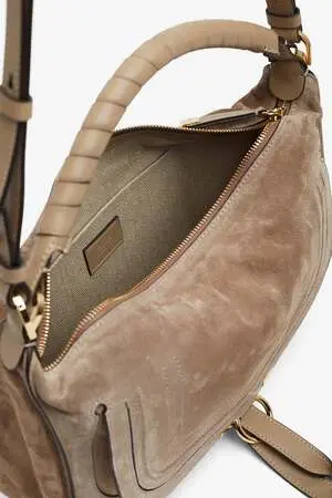 Chloé Marcie Small Shoulder Bag - Beige