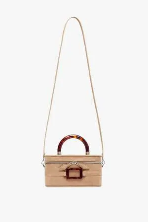 ROGER VIVIER Belle Vivier Vanity Mini Bag - Beige