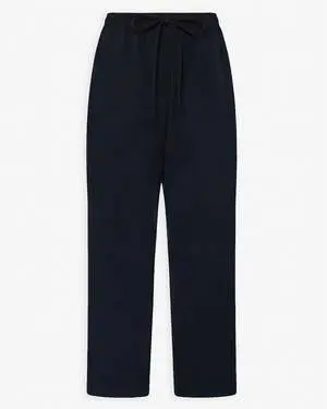 THE ROW Orieno Wool Pants - Navy