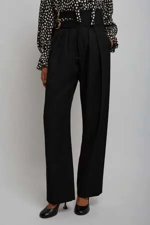 Chloé High-waist Buckled Trousers