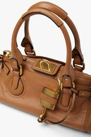 Chloé Paddington Leather Shoulder Bag - Brown