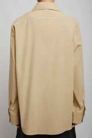 THE ROW Margan Crispy Sanded Cotton Shirt
