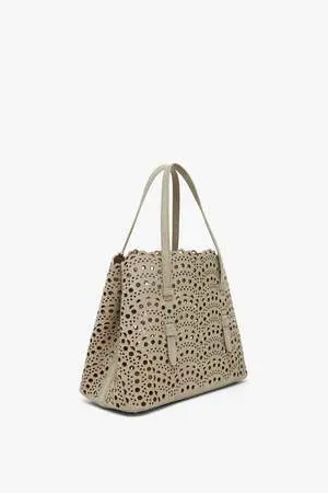 Alaïa Mina 25 Vienne Vague Tote - Grey