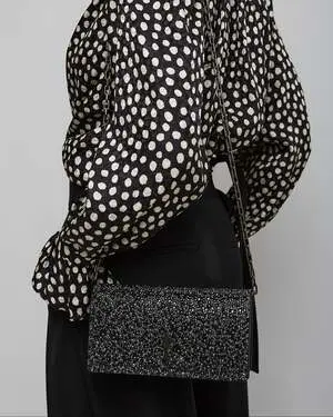 CHRISTIAN LOUBOUTIN Bettina Strass Clutch
