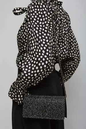 CHRISTIAN LOUBOUTIN Bettina Strass Clutch