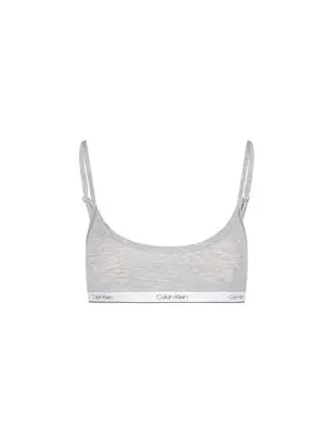 Calvin Klein Bralette Logo - Gray