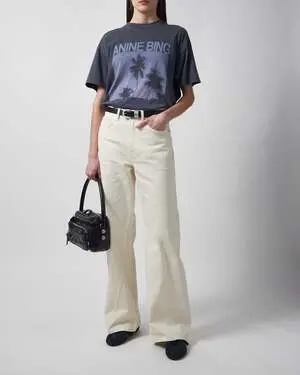 ANINE BING Cade Tee Palms Graphic T-shirt