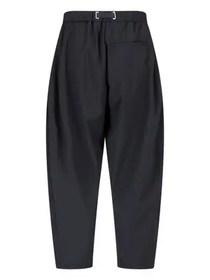WHITE SAND Wide Leg Pants With Waistband