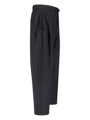 WHITE SAND Wide Leg Pants With Waistband