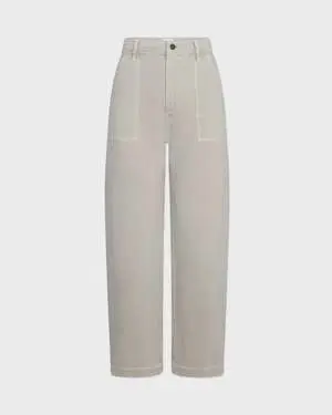 FRAME The Bow Cargo Jeans - Flax