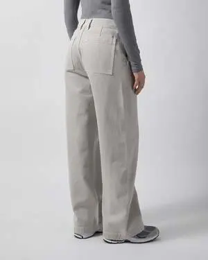 FRAME The Bow Cargo Jeans - Flax